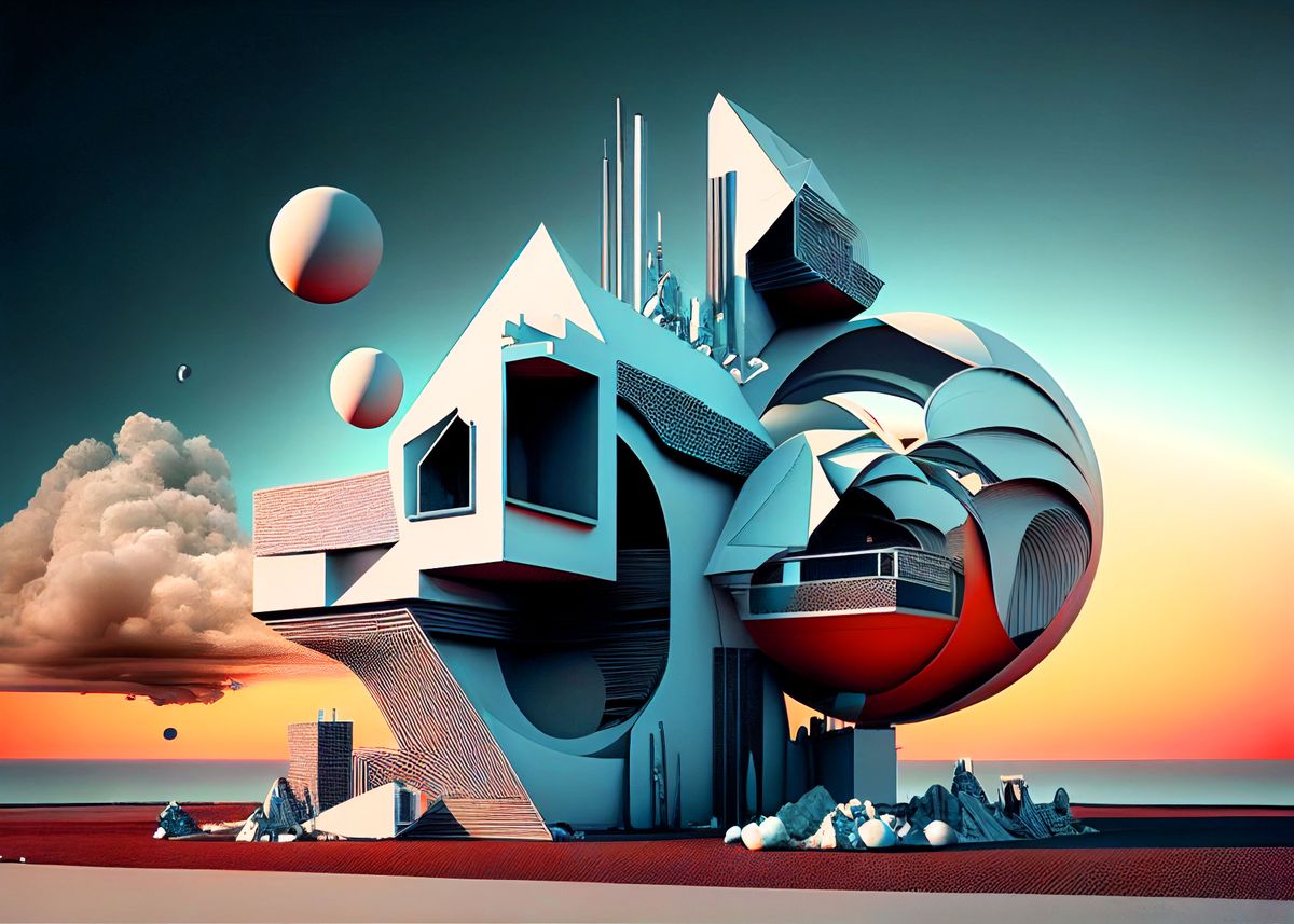 'My future home' Poster by Vendzi | Displate