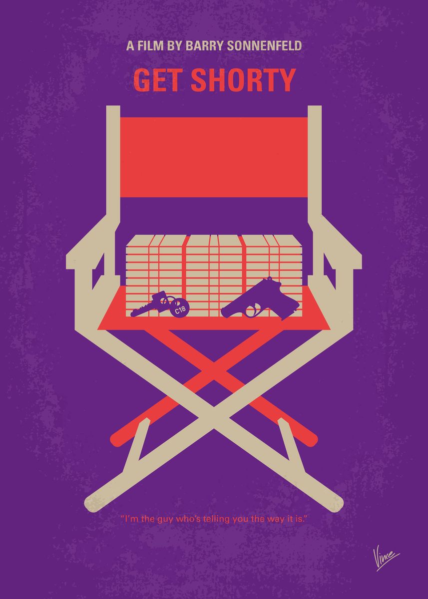 'No1357 My Get Shorty' Poster, picture, metal print, paint by Chungkong ...