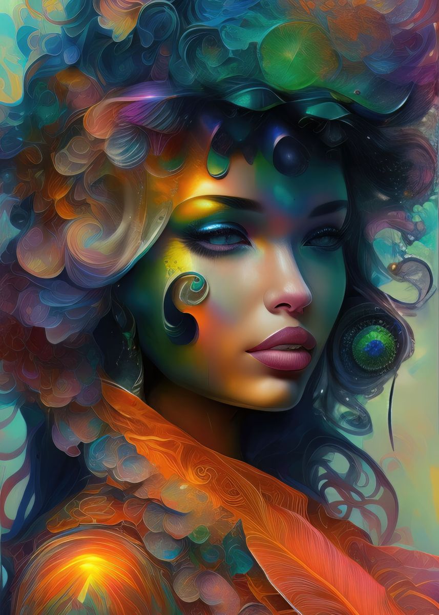 'Triptomine Prostitute' Poster, picture, metal print, paint by Laurie ...