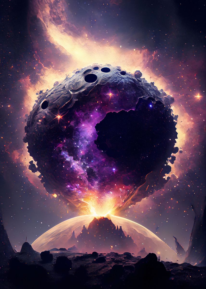 'Shattered World' Poster, picture, metal print, paint by Polymath ...