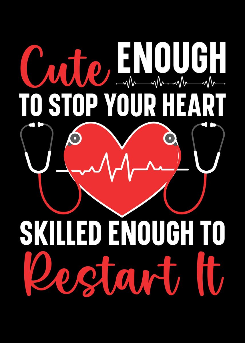 'Nursing Assistant' Poster, picture, metal print, paint by NAO | Displate