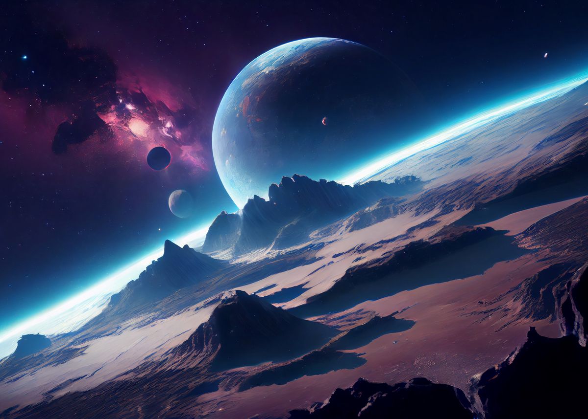 'An Unfamiliar Place' Poster by Polymath Prints | Displate