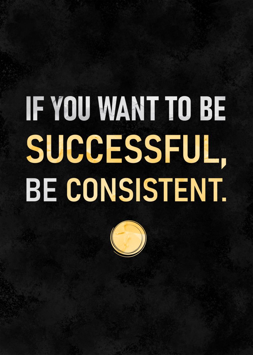 'Consistent' Poster, picture, metal print, paint by Musasi ve | Displate