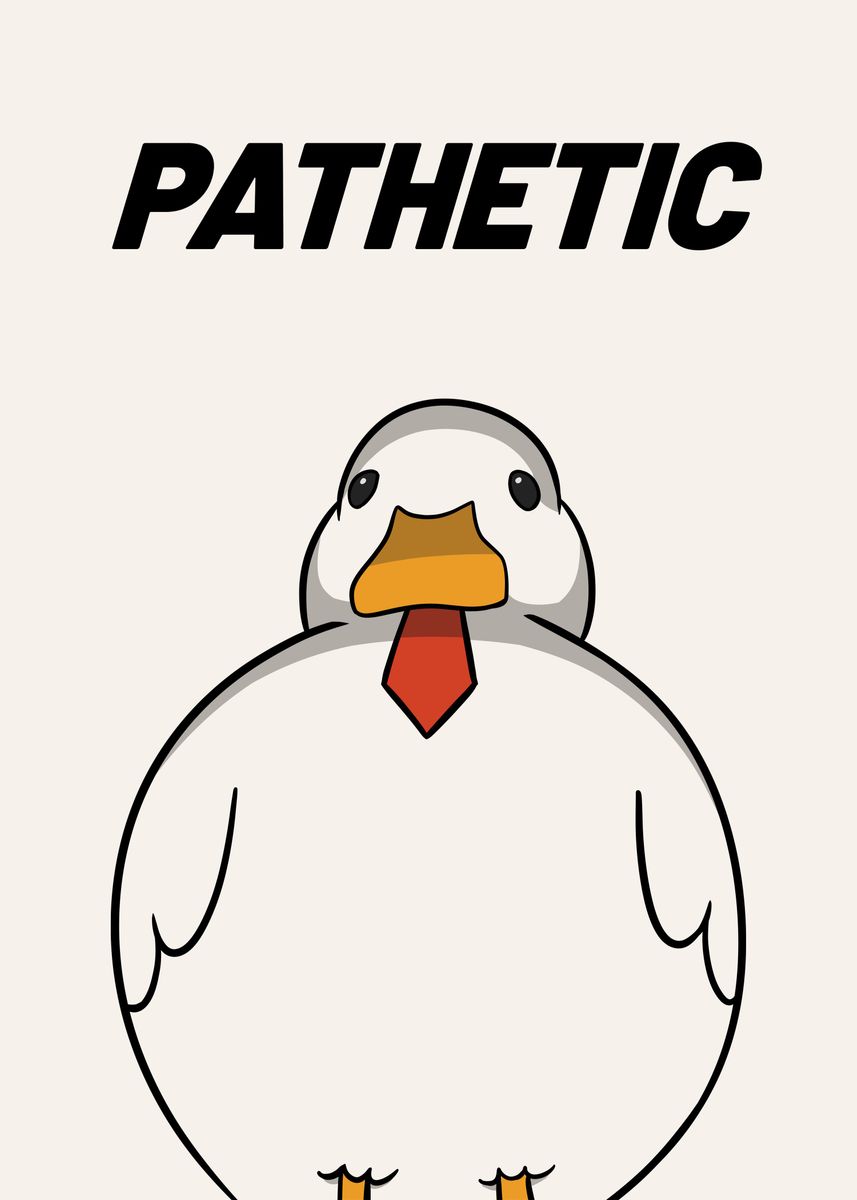 'Phatetic Duck MEMES' Poster, picture, metal print, paint by Qreative ...