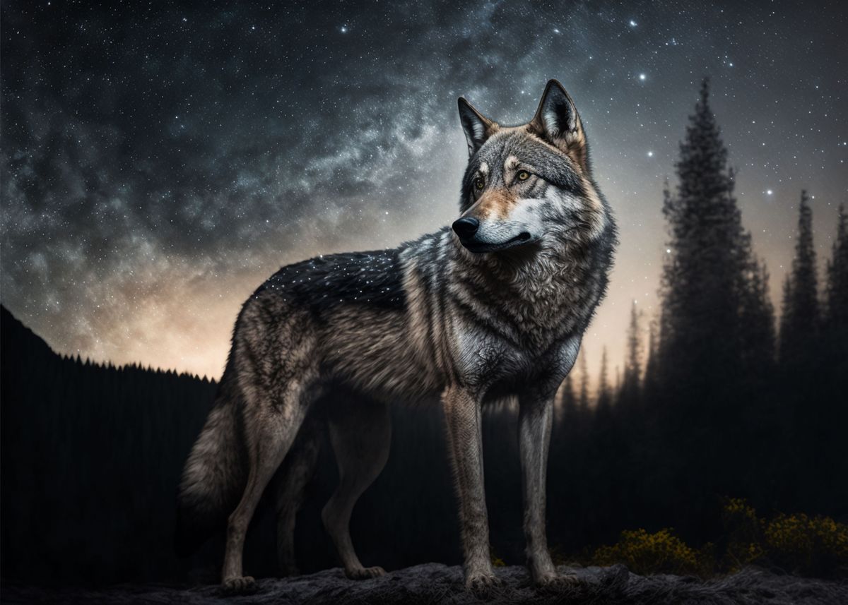 'lone wolf' Poster by hero Tuan | Displate