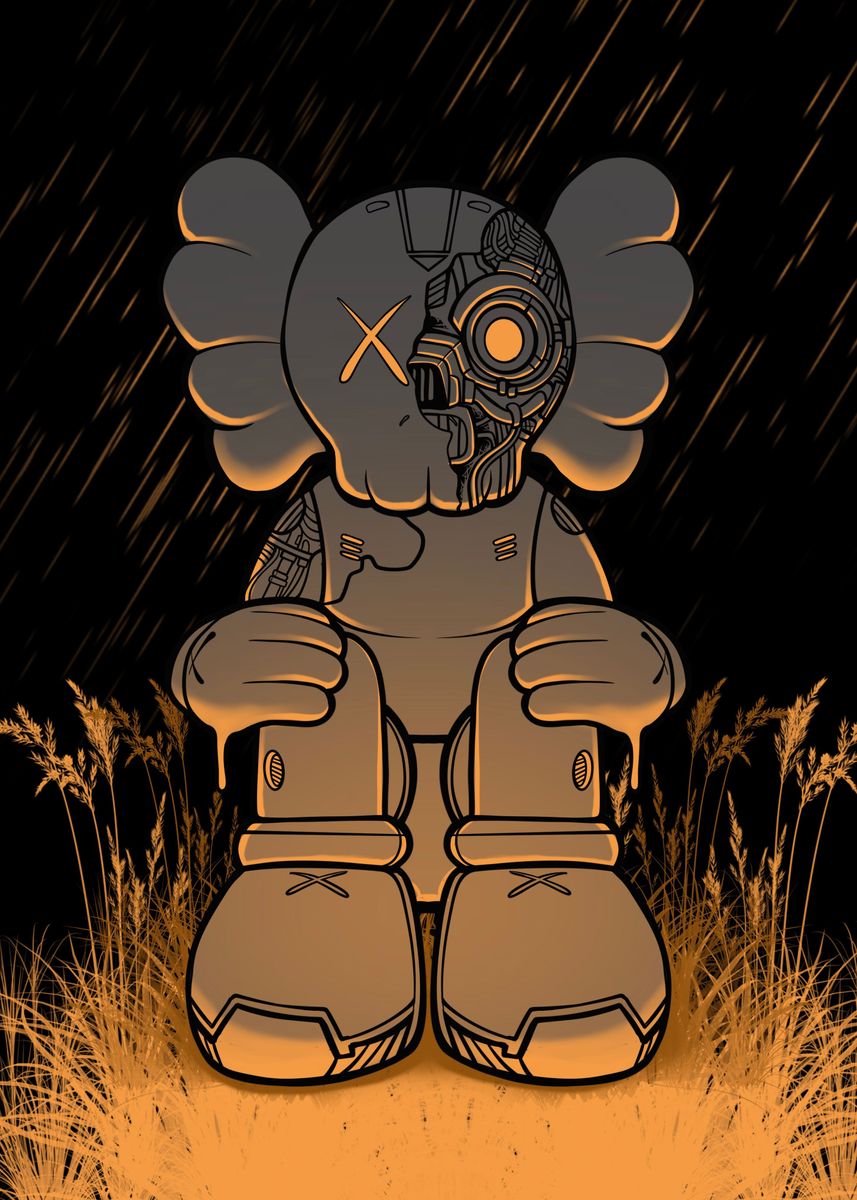 'kaws' Poster by Boon Edgar | Displate