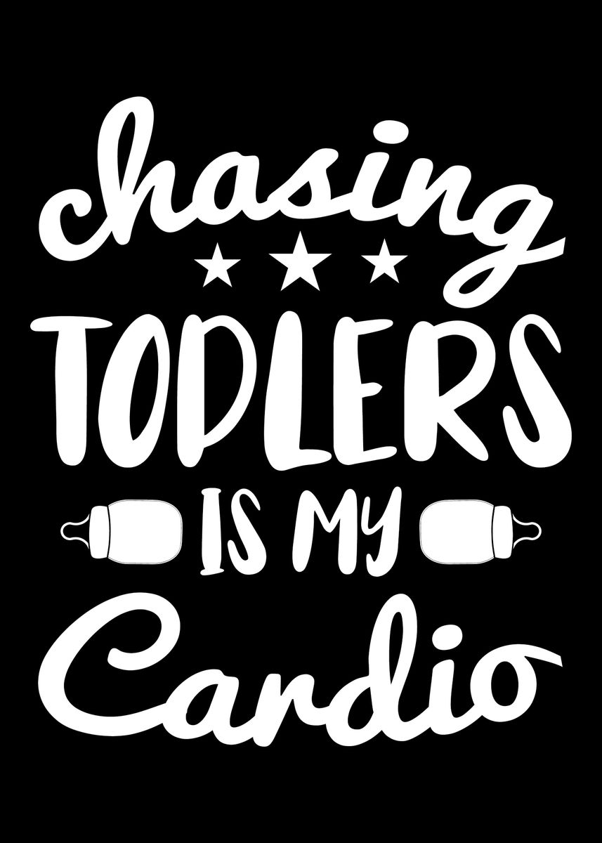 'Babysitter Babysitting' Poster, picture, metal print, paint by ...