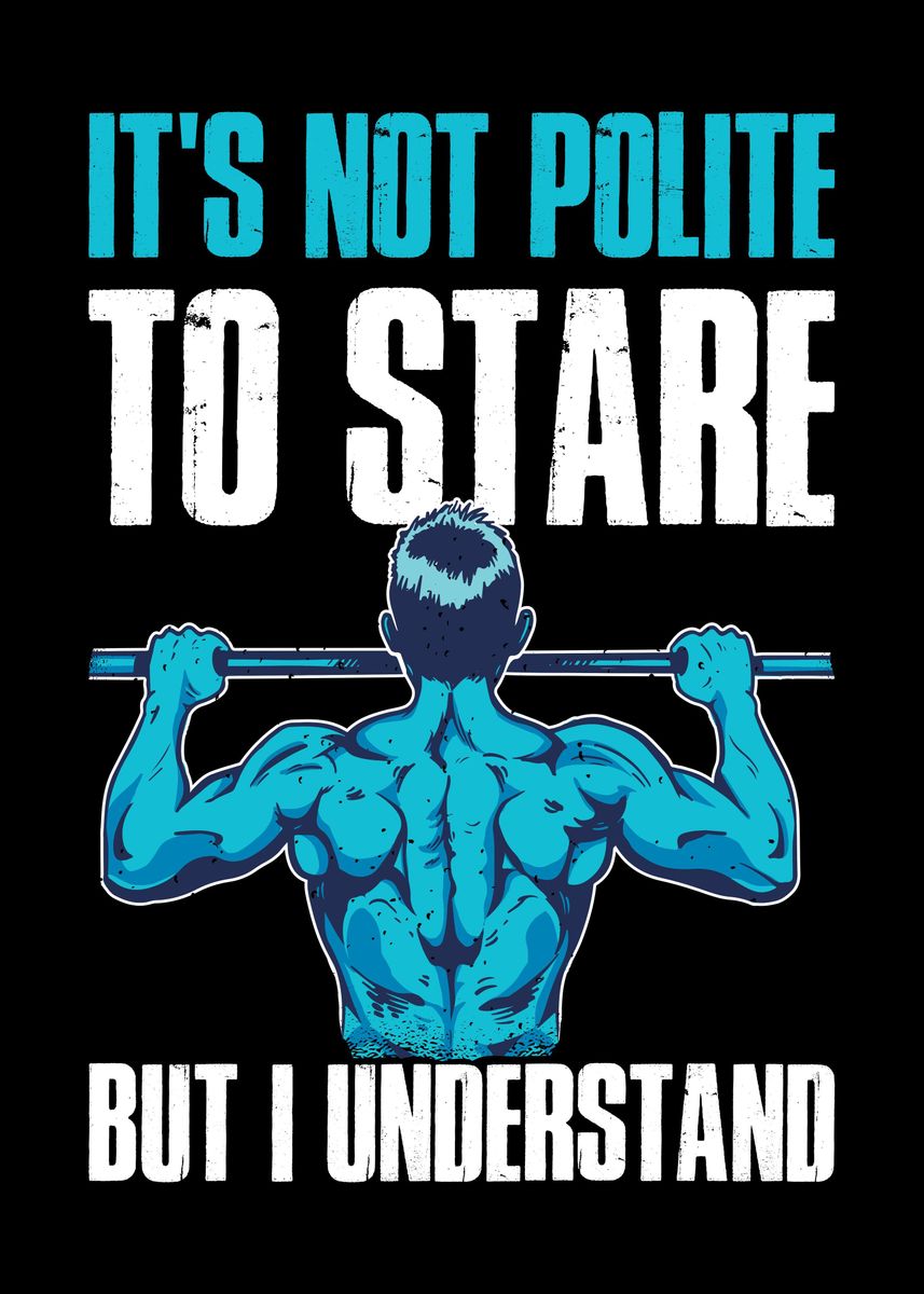 'Its Not Polite To Stare' Poster, picture, metal print, paint by ...
