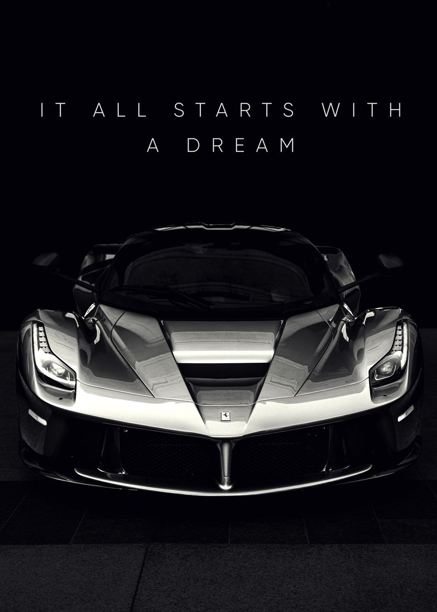 'Car Motivational' Poster, picture, metal print, paint by nogar007 ...