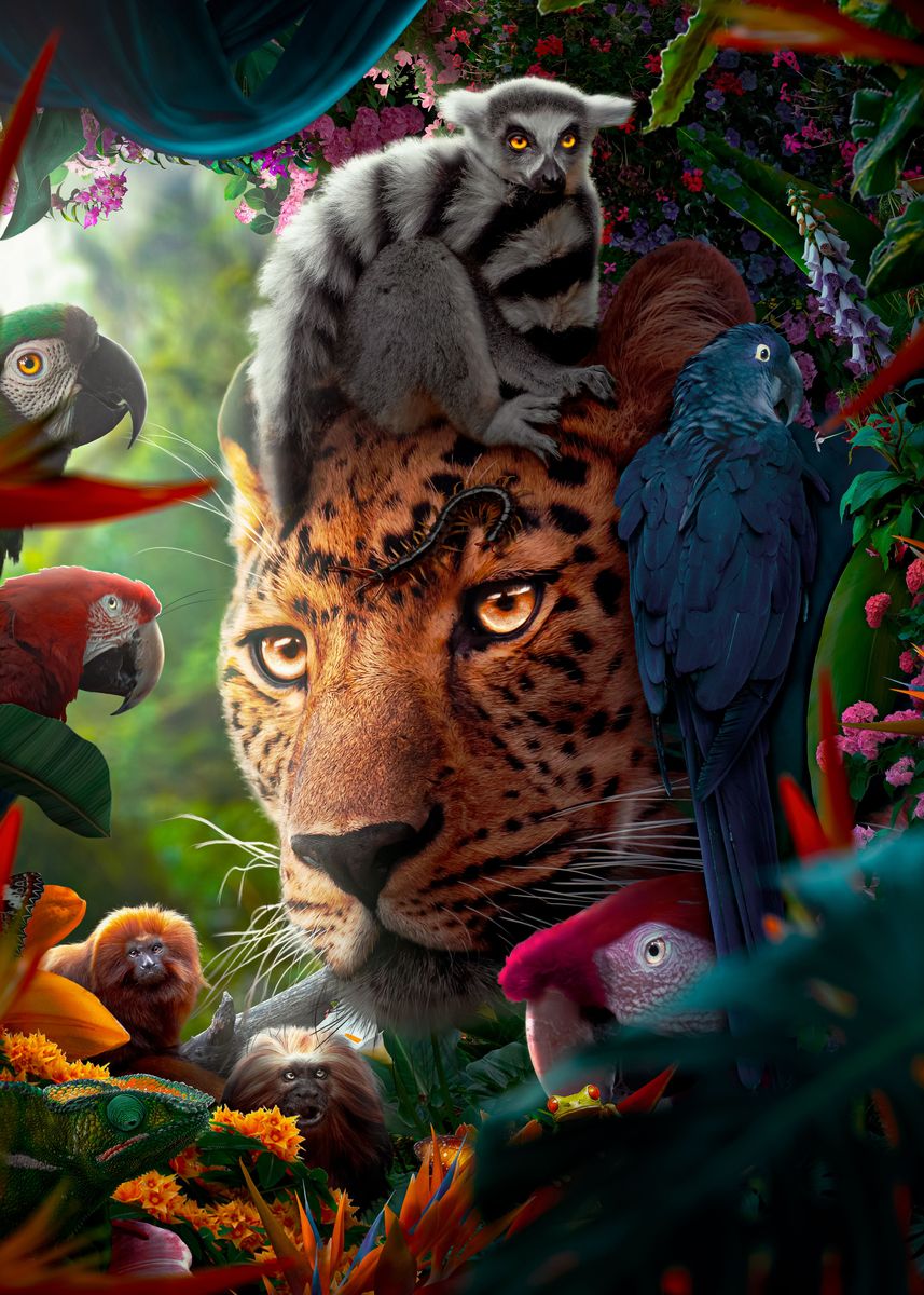 'Unique Nature' Poster, picture, metal print, paint by Visualsbymateus ...