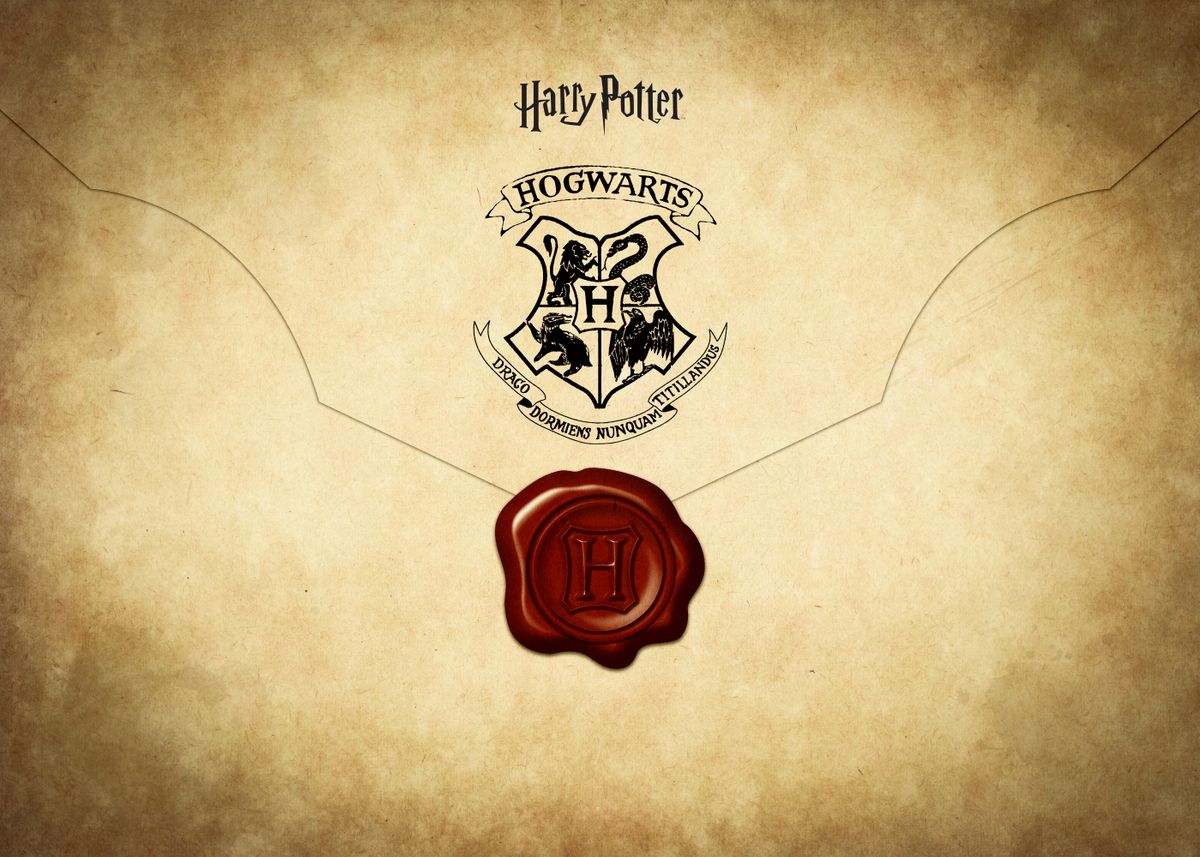 'Hogwarts Envelope' Poster by Wizarding World | Displate