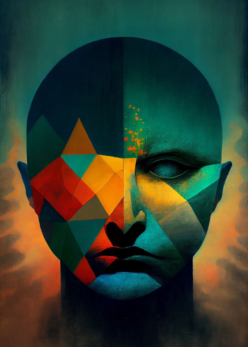 'Become' Poster, picture, metal print, paint by Polymath Prints | Displate