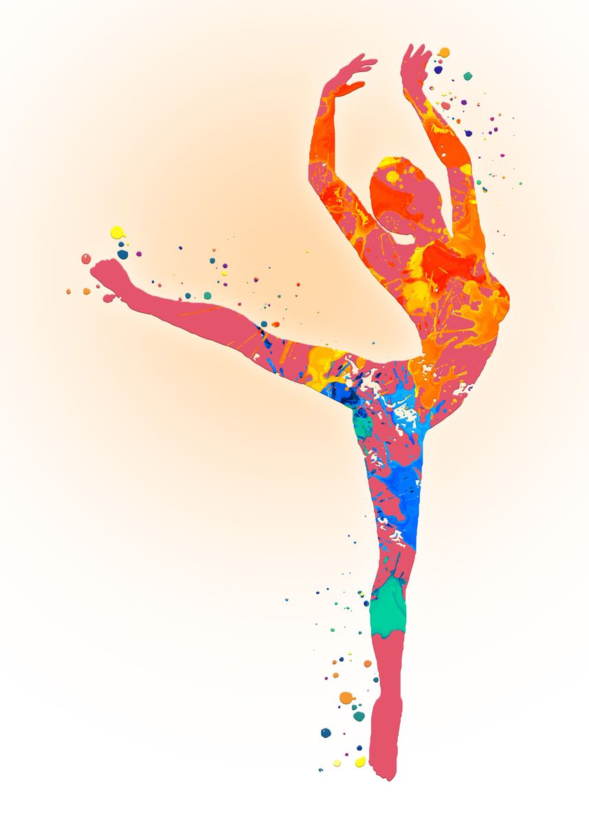 'Lyrical Dance ' Poster, picture, metal print, paint by Denis Siggers ...