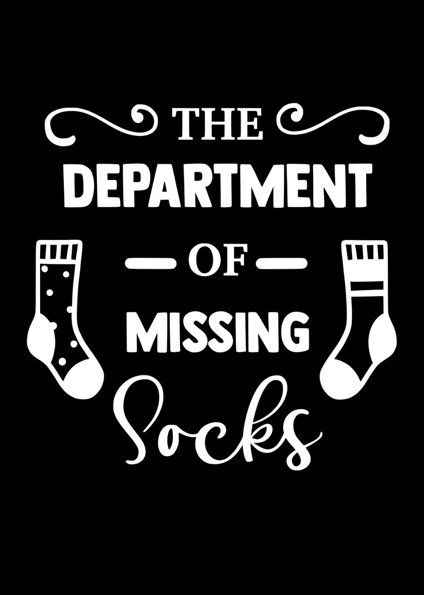 'Missing socks' Poster, picture, metal print, paint by Juliana RW ...