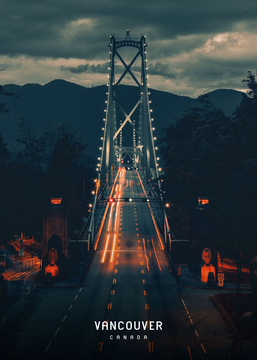 'Vancouver ' Poster, picture, metal print, paint by Explore Universe ...