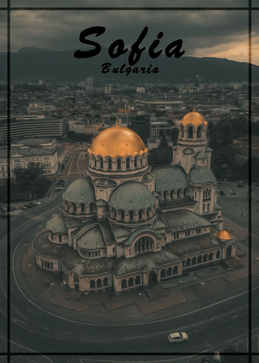 'Sofia' Poster, picture, metal print, paint by HTomas | Displate