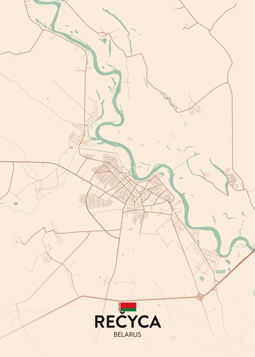 'Recyca BY' Poster, picture, metal print, paint by IMR Designs | Displate