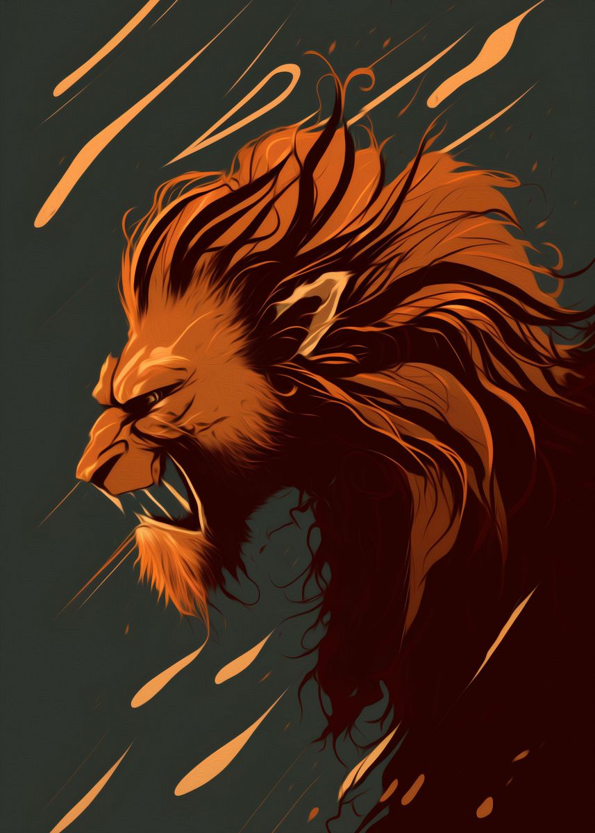 'Manticore' Poster, picture, metal print, paint by Sabiqul Fahmi | Displate