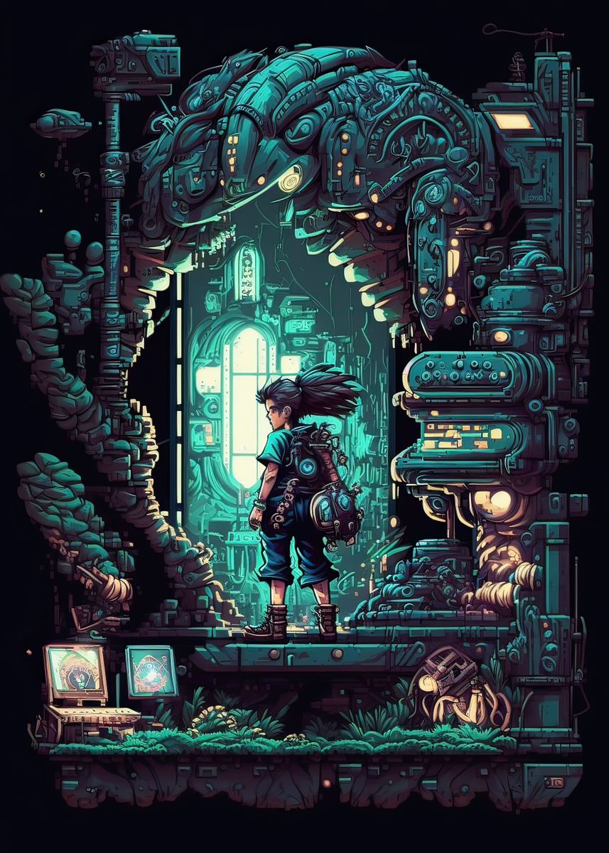 'classic game' Poster, picture, metal print, paint by graficart | Displate