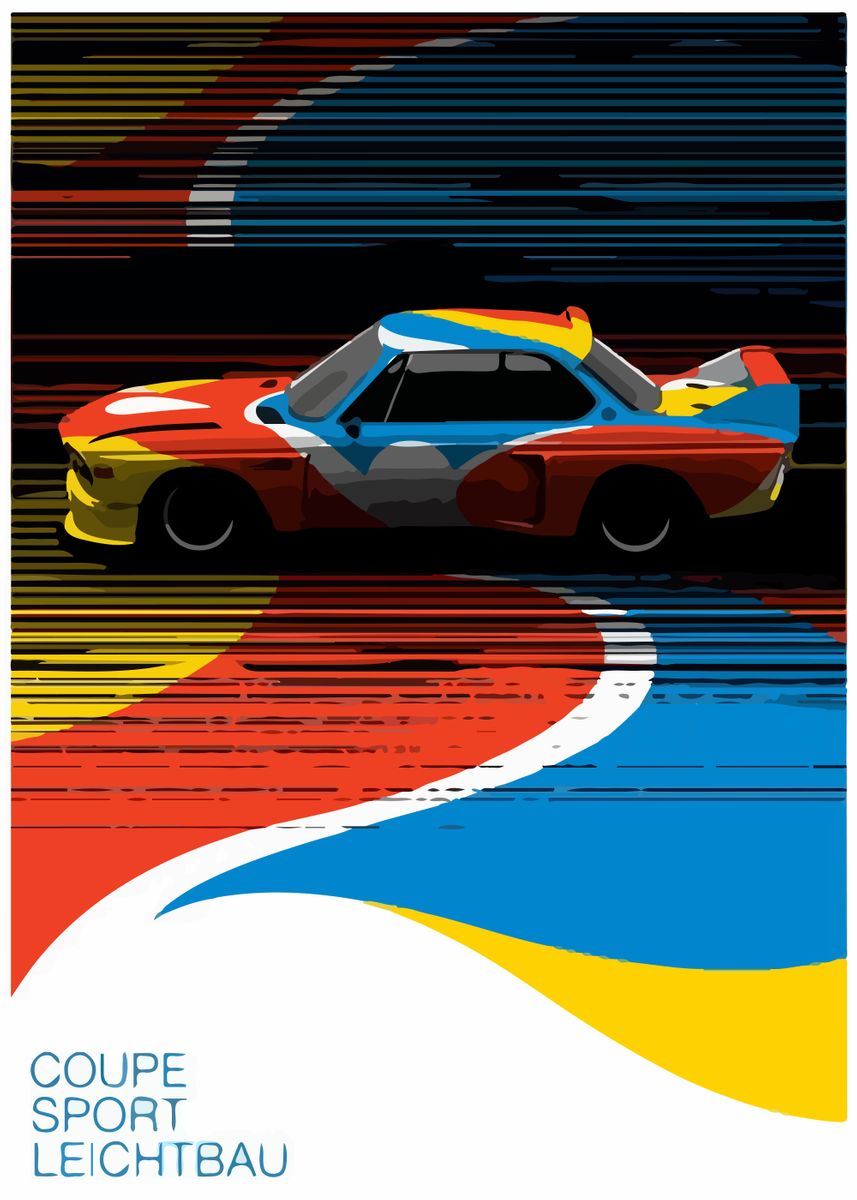 'car' Poster, picture, metal print, paint by karina na | Displate