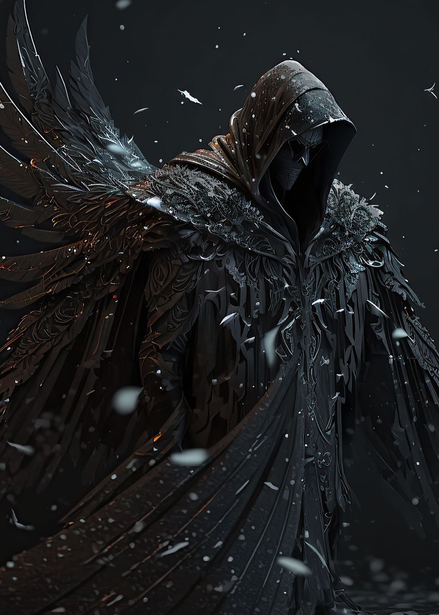 'The Angel of Death' Poster, picture, metal print, paint by Joseph ...