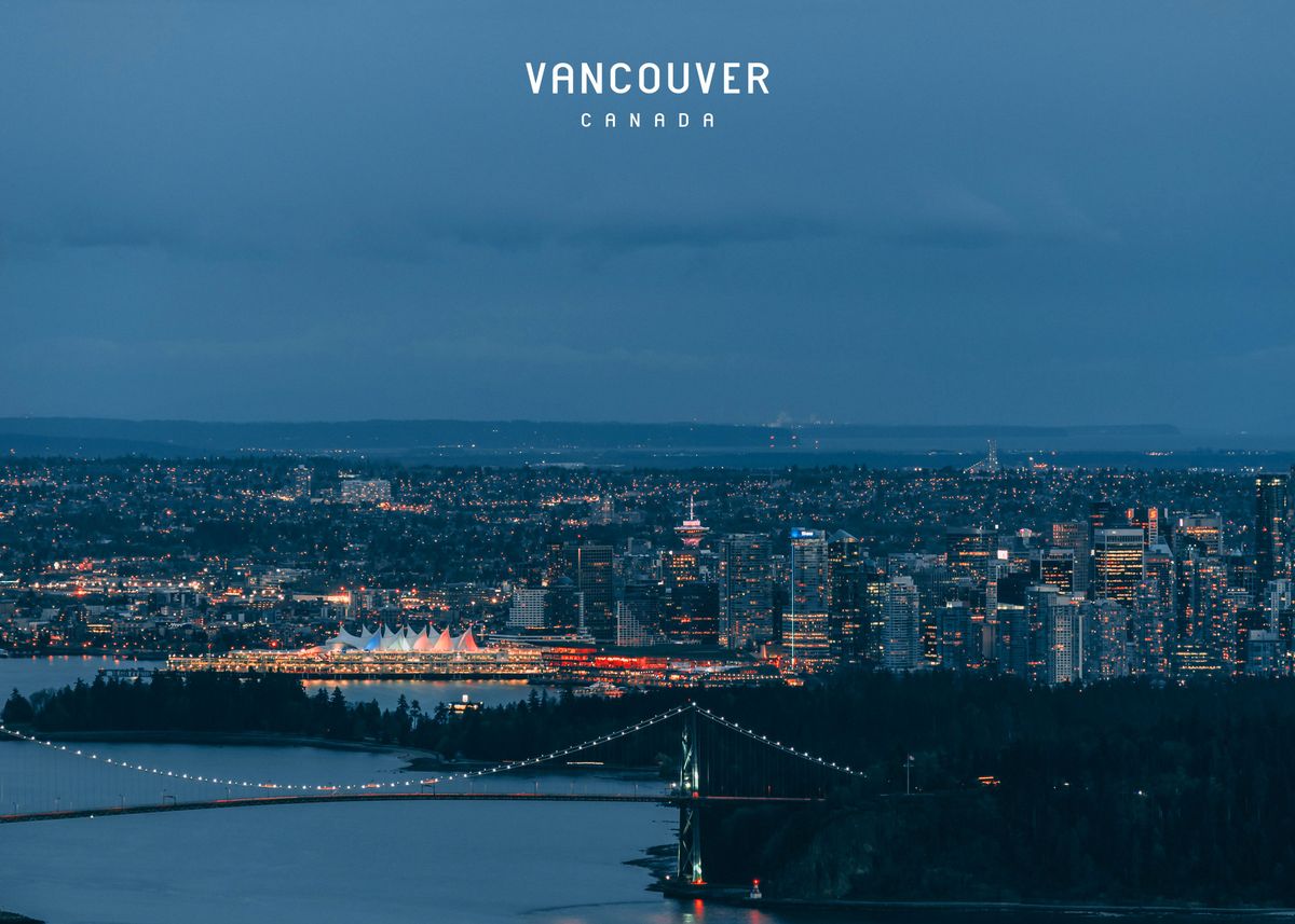 'Vancouver ' Poster by Explore Universe | Displate