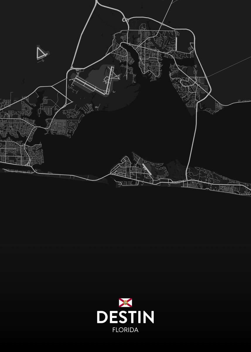 'Destin FL' Poster, picture, metal print, paint by IMR Designs | Displate