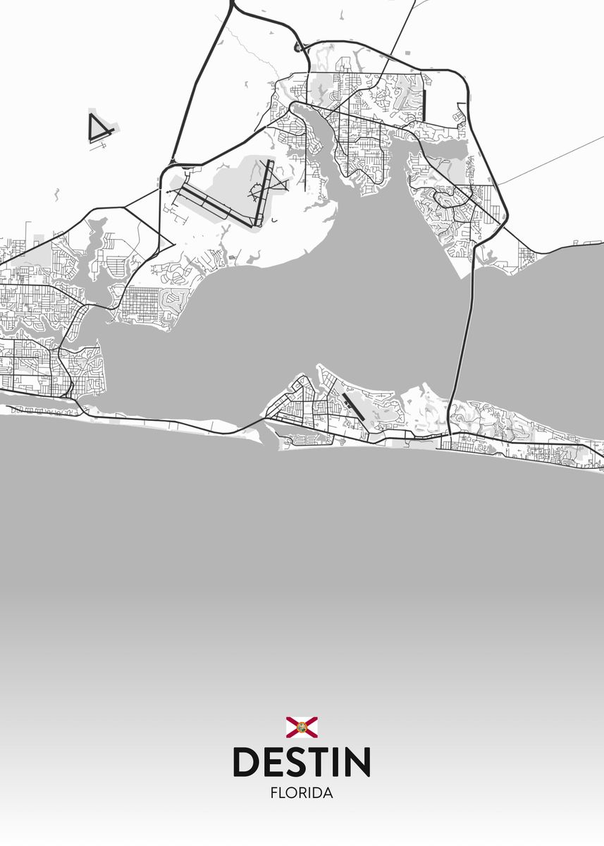 'Destin FL' Poster, picture, metal print, paint by IMR Designs | Displate