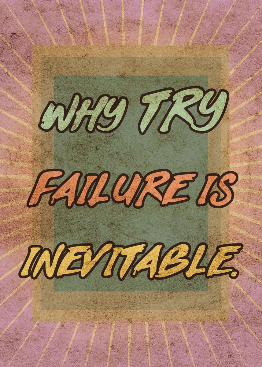 'Funny text retro Vintage 9' Poster, picture, metal print, paint by ...