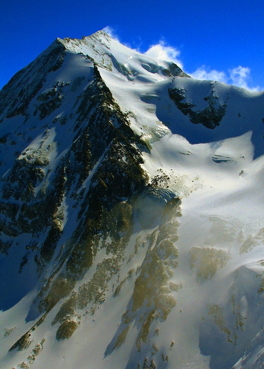 'SNOW MOUNTAIN' Poster, picture, metal print, paint by LuckStory | Displate