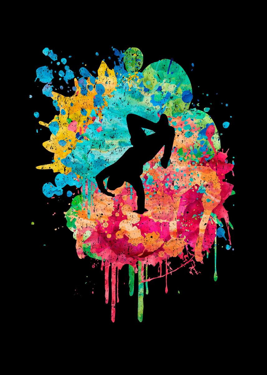 'Breakdance Breakdancer' Poster by Lion Löwe | Displate