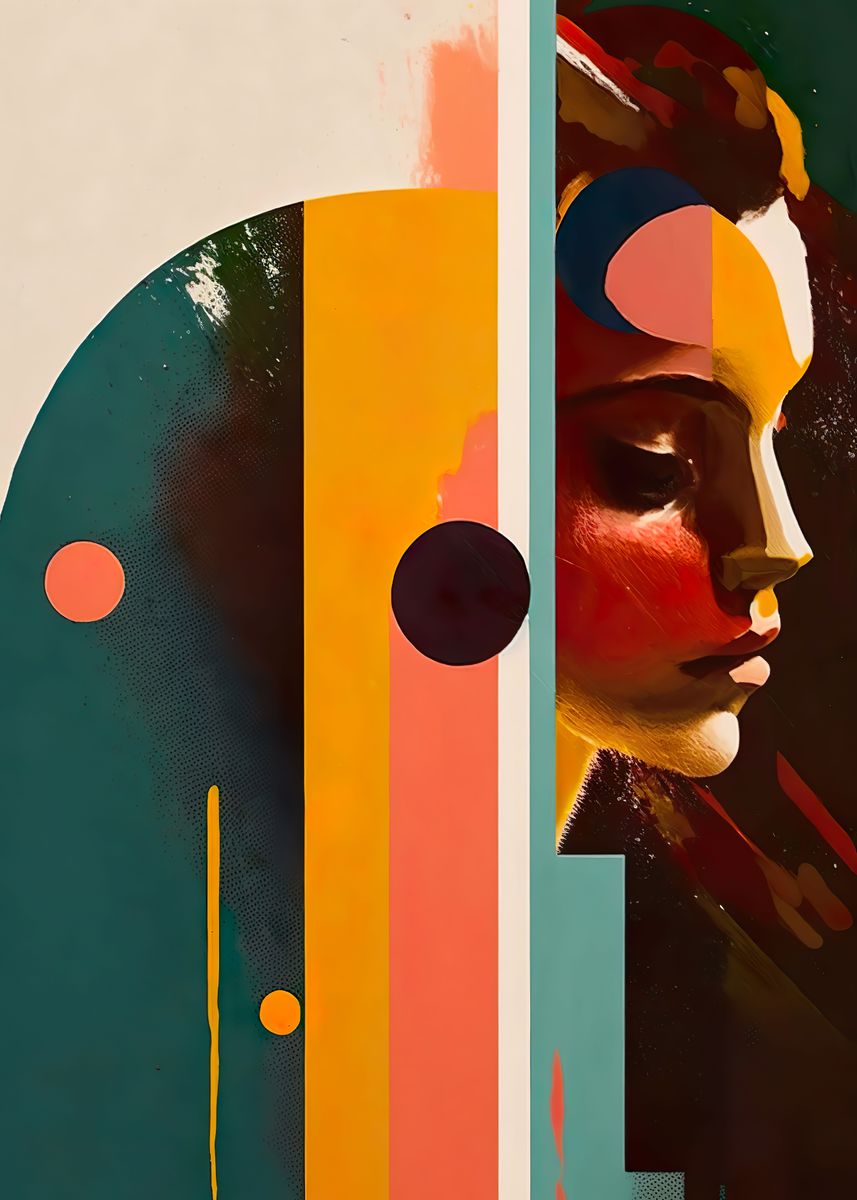 'Mellow Madona' Poster, picture, metal print, paint by Quasarai | Displate