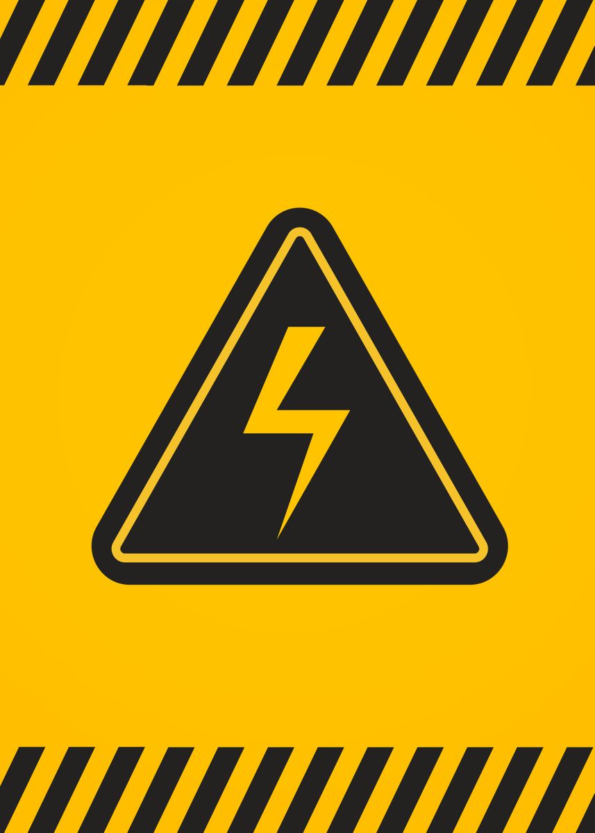 'Lightning Warning' Poster, picture, metal print, paint by XandYart ...