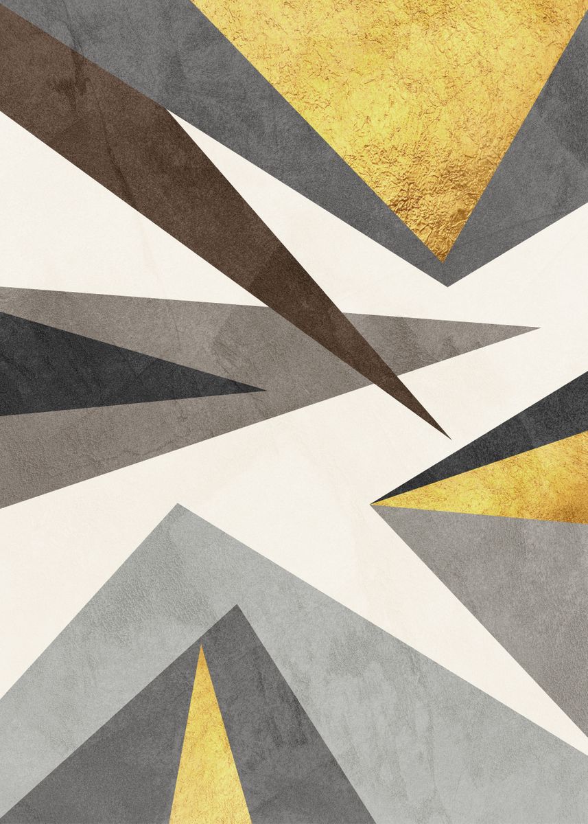 'GEOMETRIC ABSTRACT 42A' Poster by UillianRius | Displate