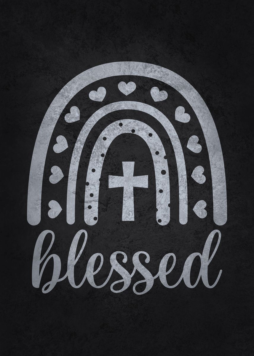 'Blessed' Poster, picture, metal print, paint by GOHAN | Displate