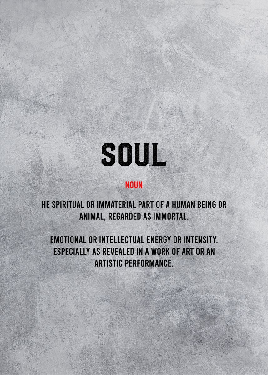 'soul' Poster, picture, metal print, paint by Bestselling cool posters ...