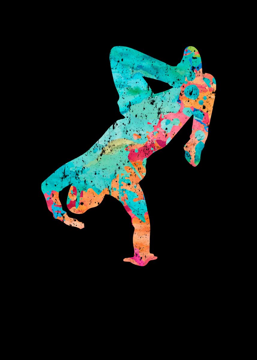 'Breakdance Breakdancer' Poster by Lion Löwe | Displate