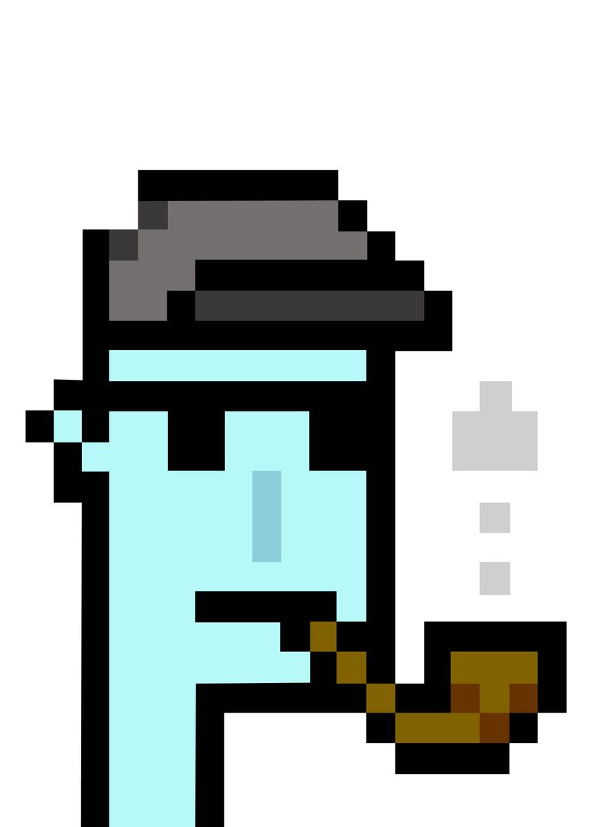 'smoking Pipe' Poster, picture, metal print, paint by Selja Cute | Displate