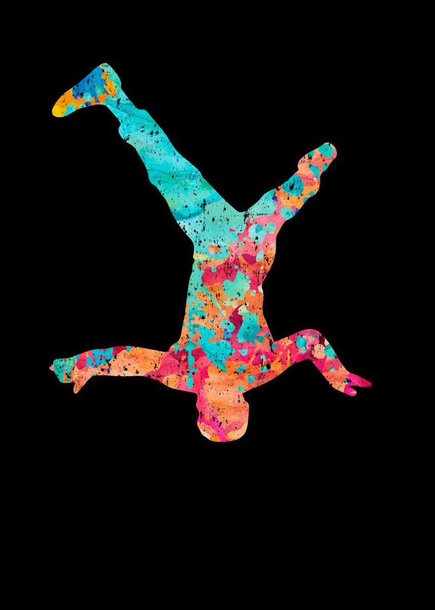 'Breakdance Breakdancer' Poster by Lion Löwe | Displate