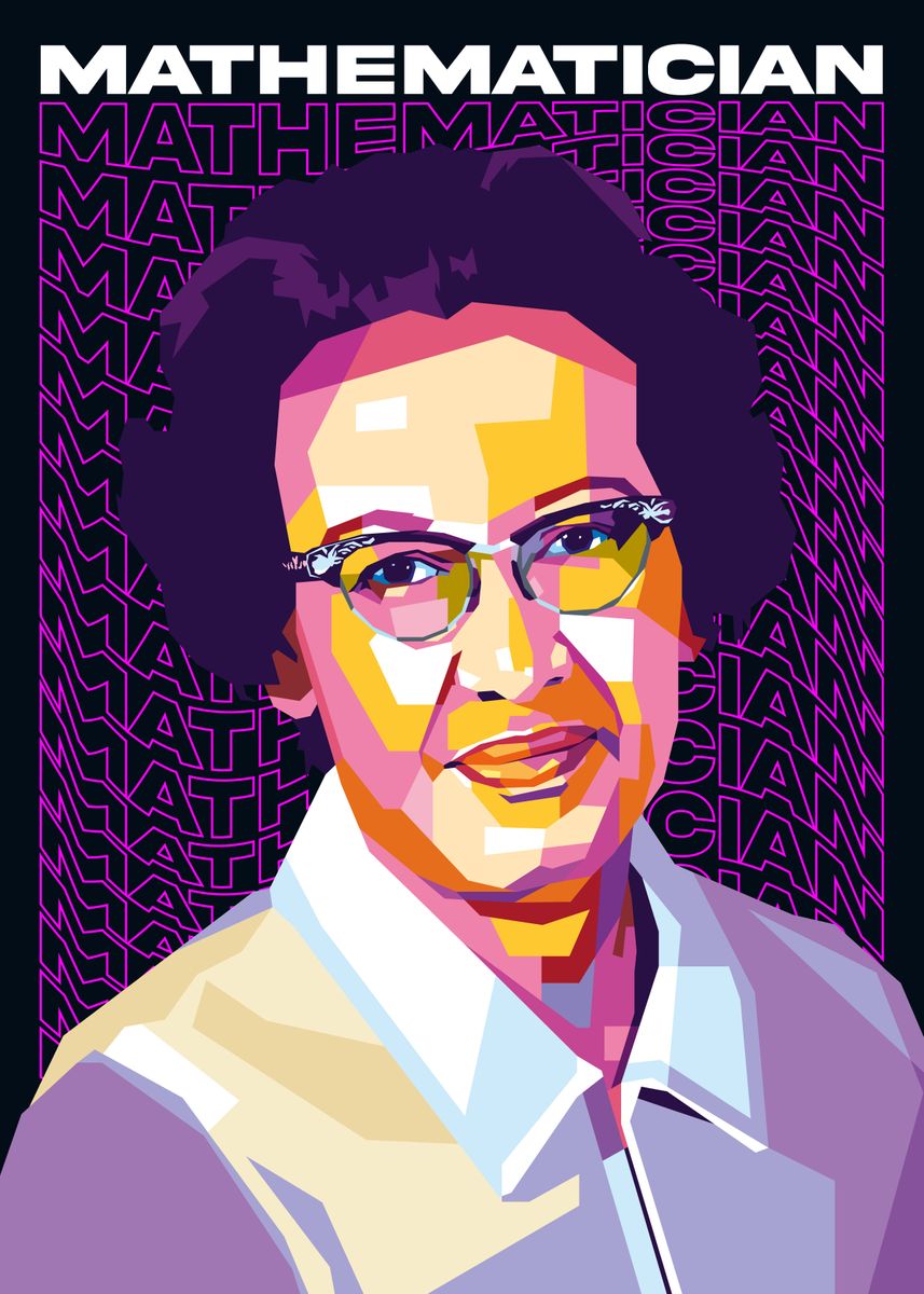 'Katherine Johnson' Poster, picture, metal print, paint by Amila ...