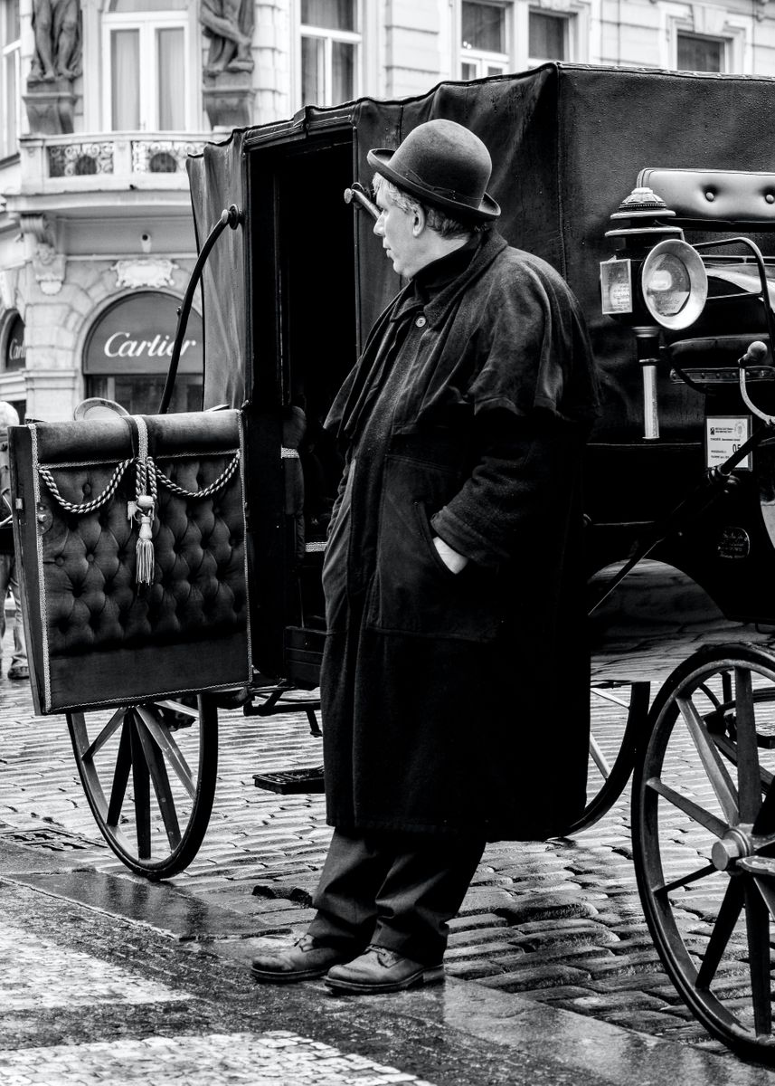 'Vintage Footman Carriage' Poster, picture, metal print, paint by Sam ...