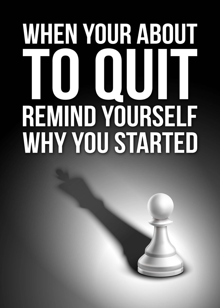 'Remind yourself' Poster, picture, metal print, paint by HOLOSOMNIA ...