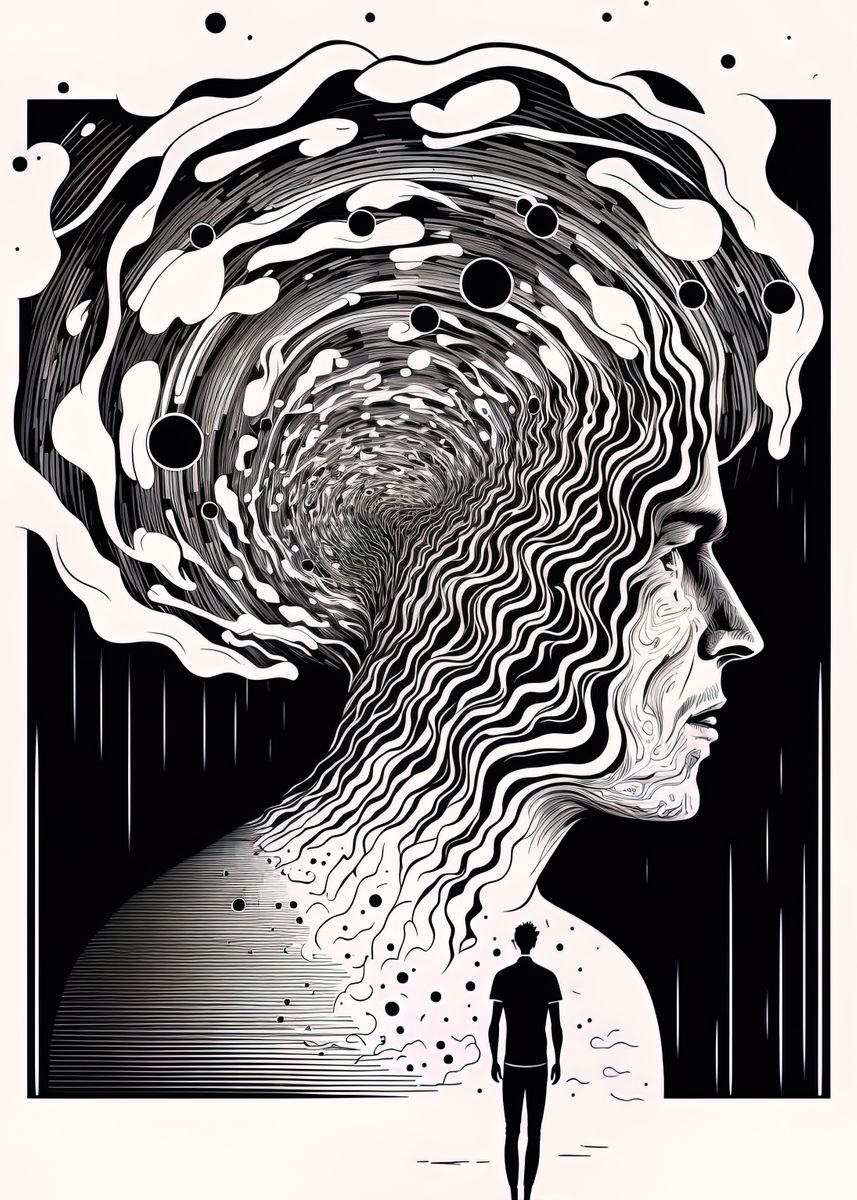 'Self Criticism' Poster, picture, metal print, paint by Morphic Prints ...