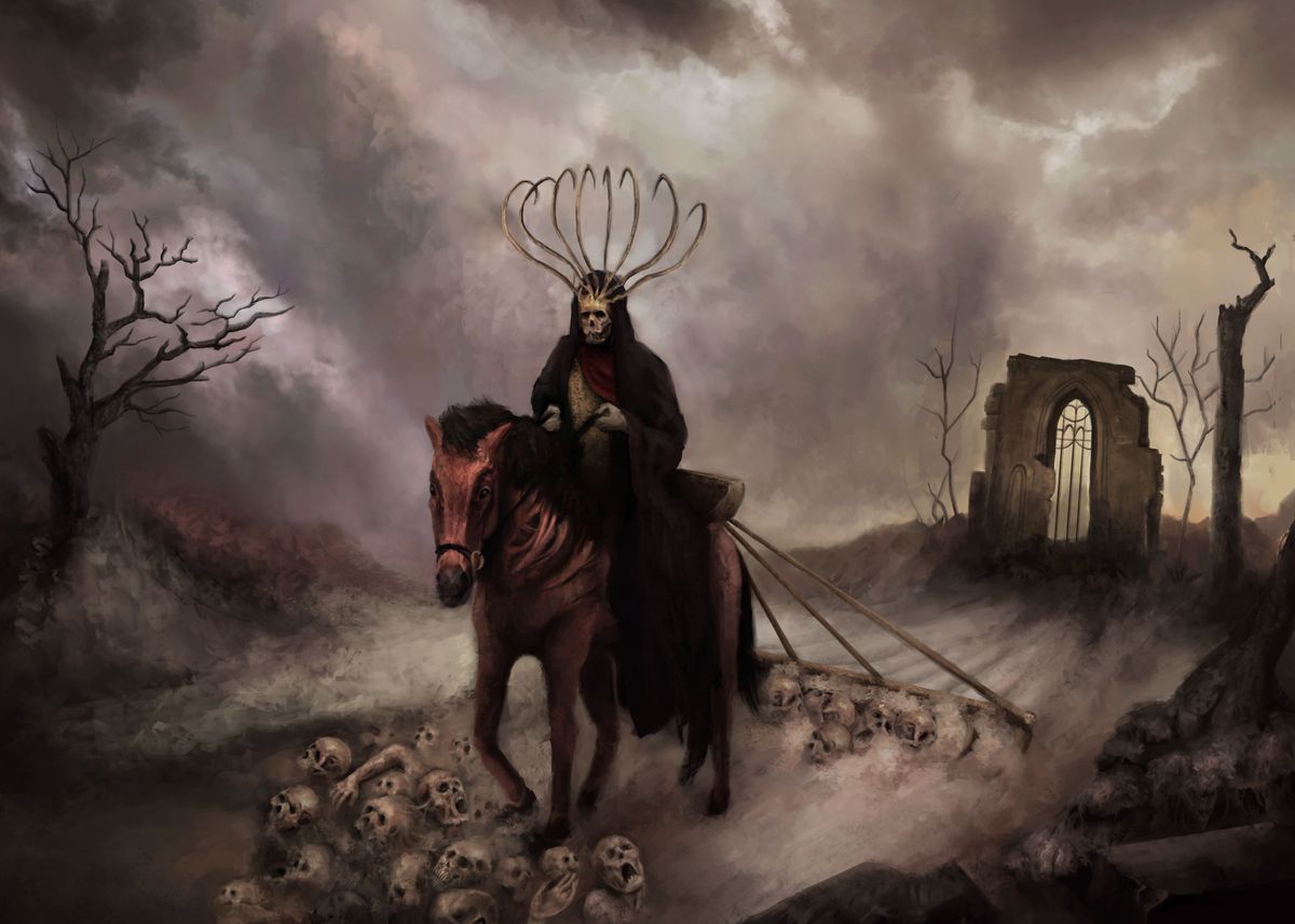 'The Reaper' Poster by Inneriket | Displate