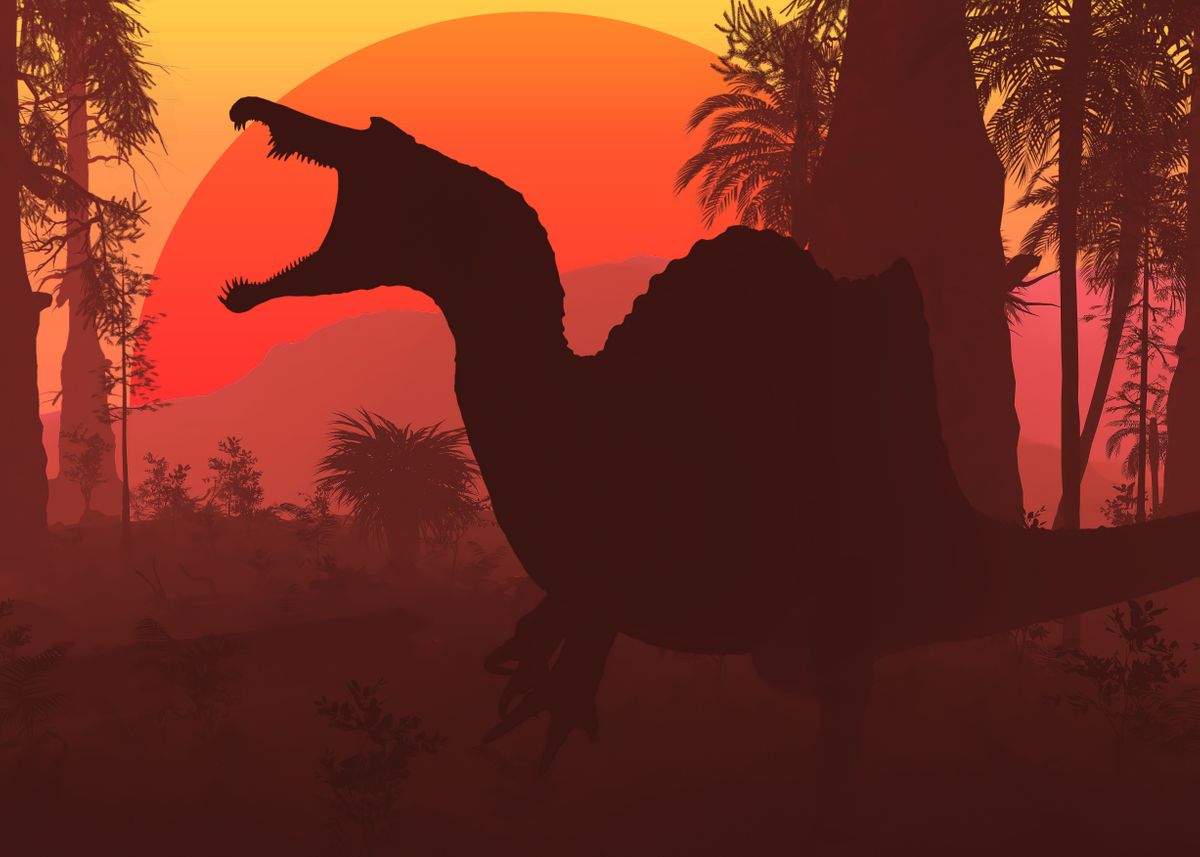 'Spinosaurus dinosaur' Poster by Gigi Bgm | Displate