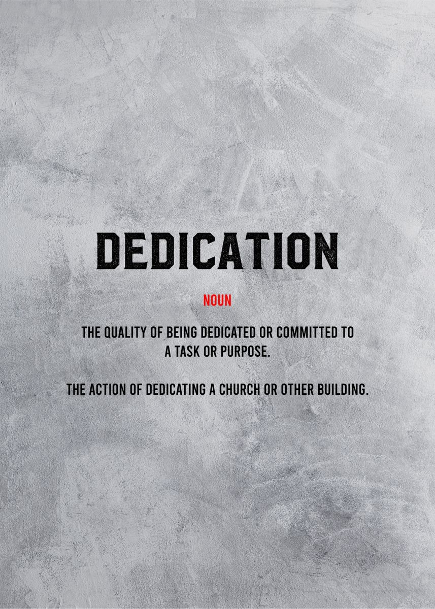 'dedication' Poster, picture, metal print, paint by Bestselling ...