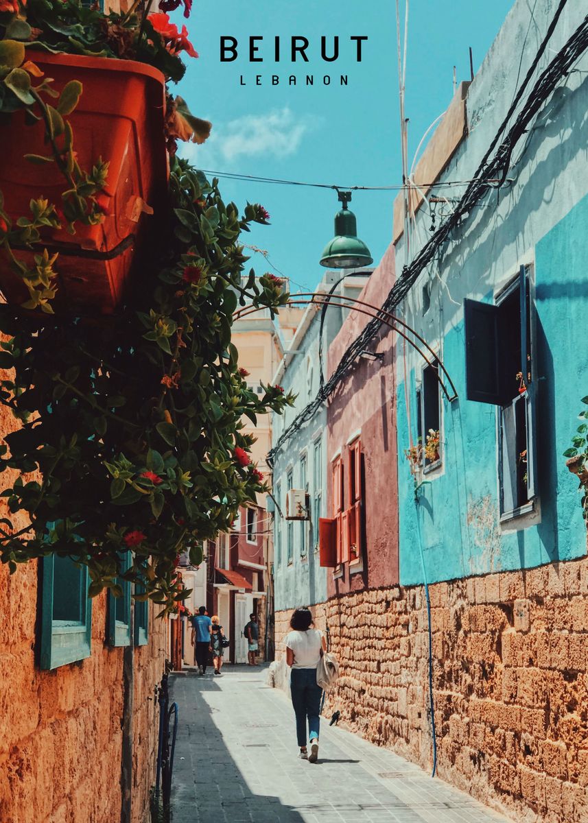 'Beirut ' Poster, picture, metal print, paint by Big City | Displate