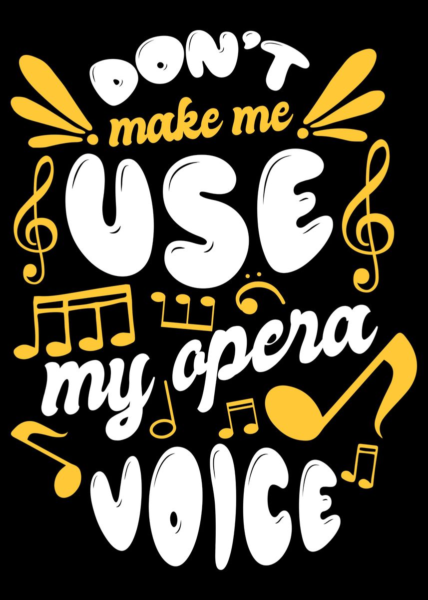 'Choir Singing' Poster, picture, metal print, paint by CrazySquirrel ...