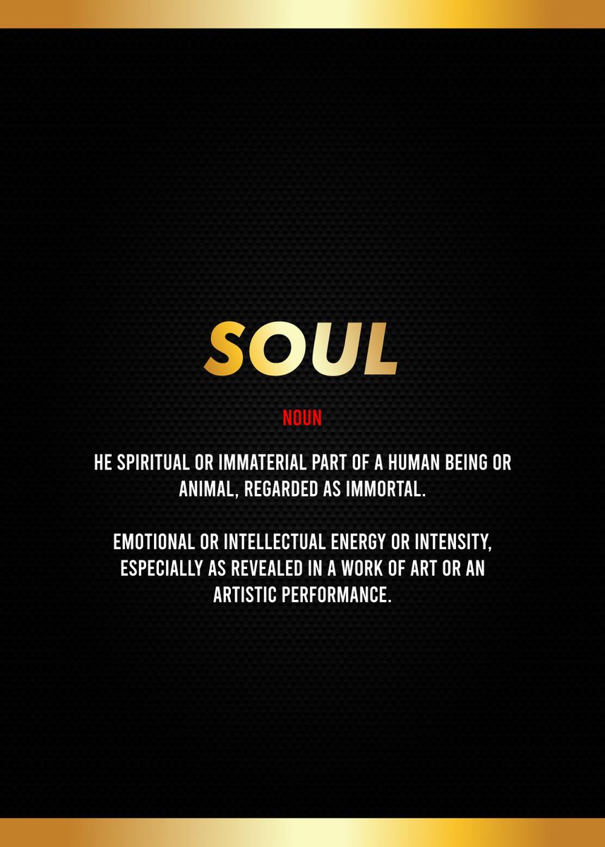 'soul' Poster, picture, metal print, paint by Most Popular Cult posters ...