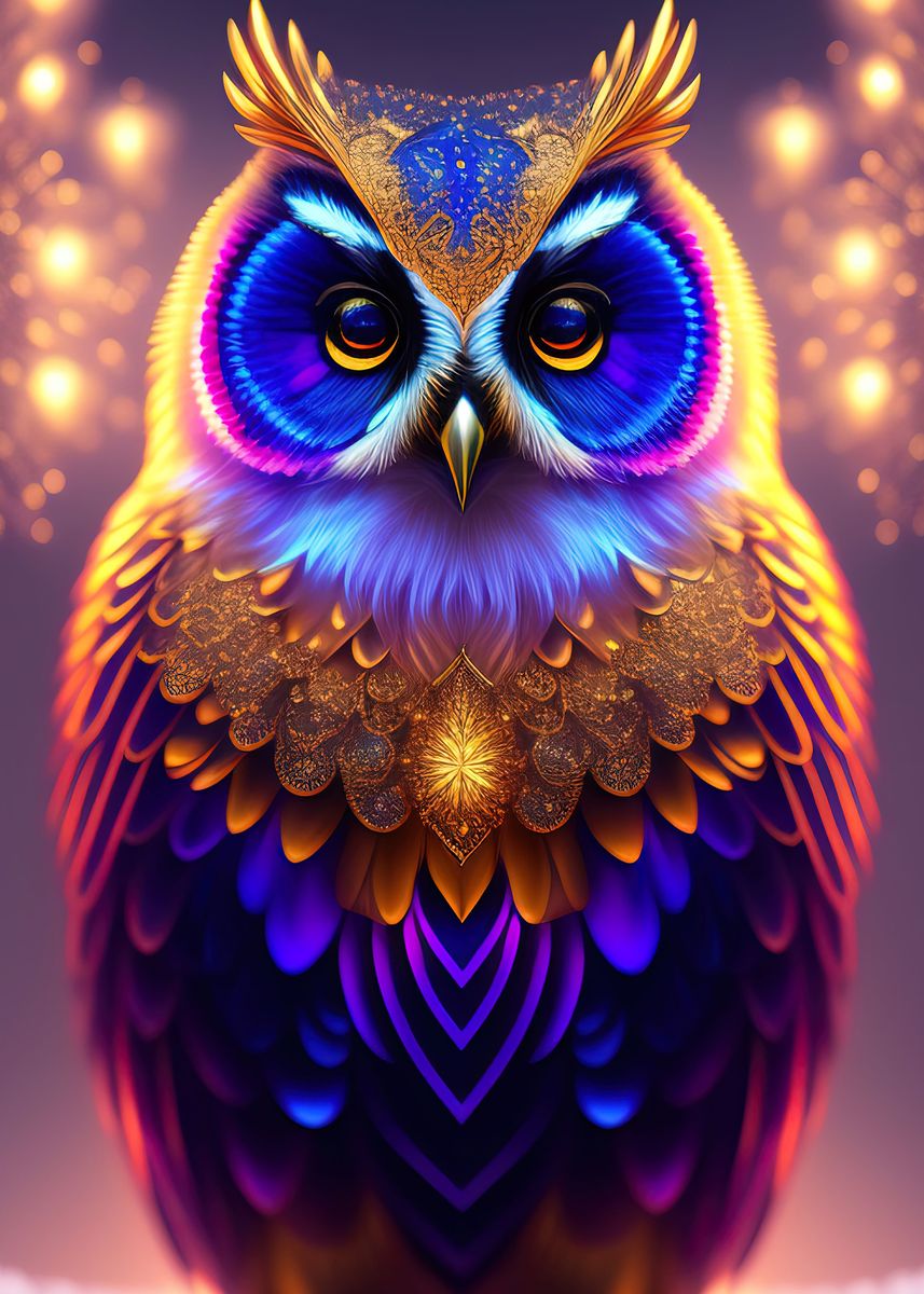 'Vivid Colors Proportion Ow' Poster, picture, metal print, paint by ...